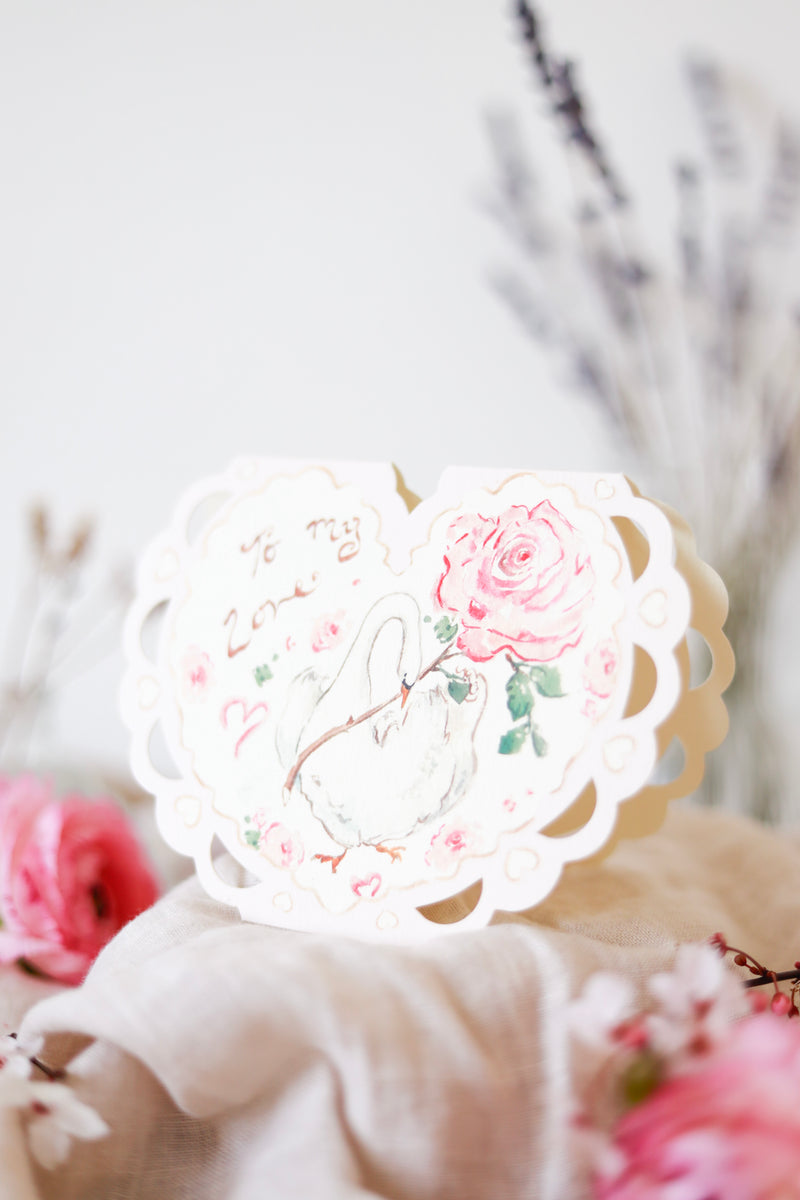 To my love - heart card – Sophie Amelia Creates